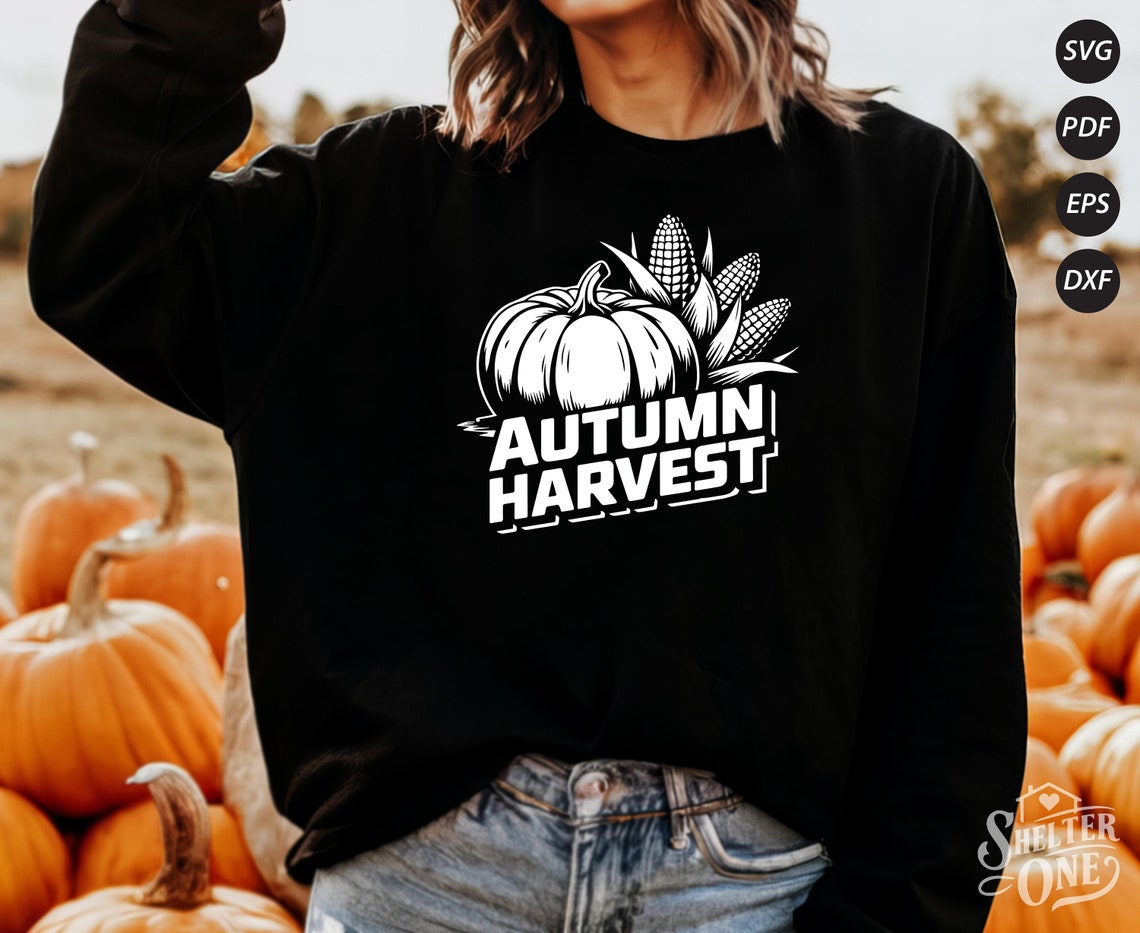 Autumn Harvest Svg, Thanksgiving Svg, Autumn Svg, Thankful Svg, Svg ...