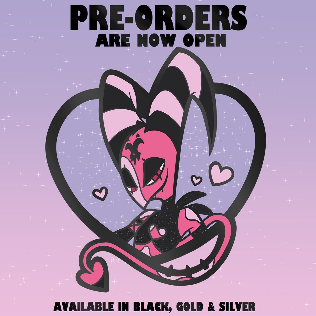 PRE-ORDER 2in Helluva Boss Valentines Blitz Blitzo Stolitz Heart Pin - Etsy