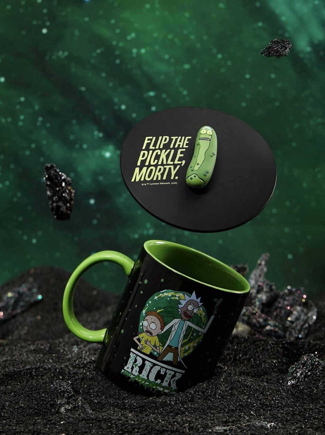 Rick and Morty Mug With Lid a Surprise Rick and Morty Swag - Etsy