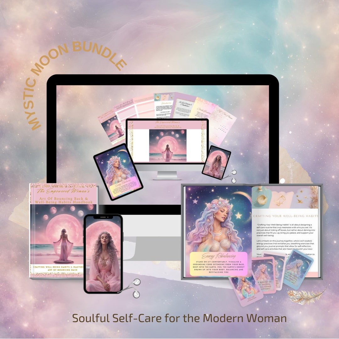 Mystic Moon Self Care Bundle PDF | Lunar Ritual Guidebook | Spiritual ...