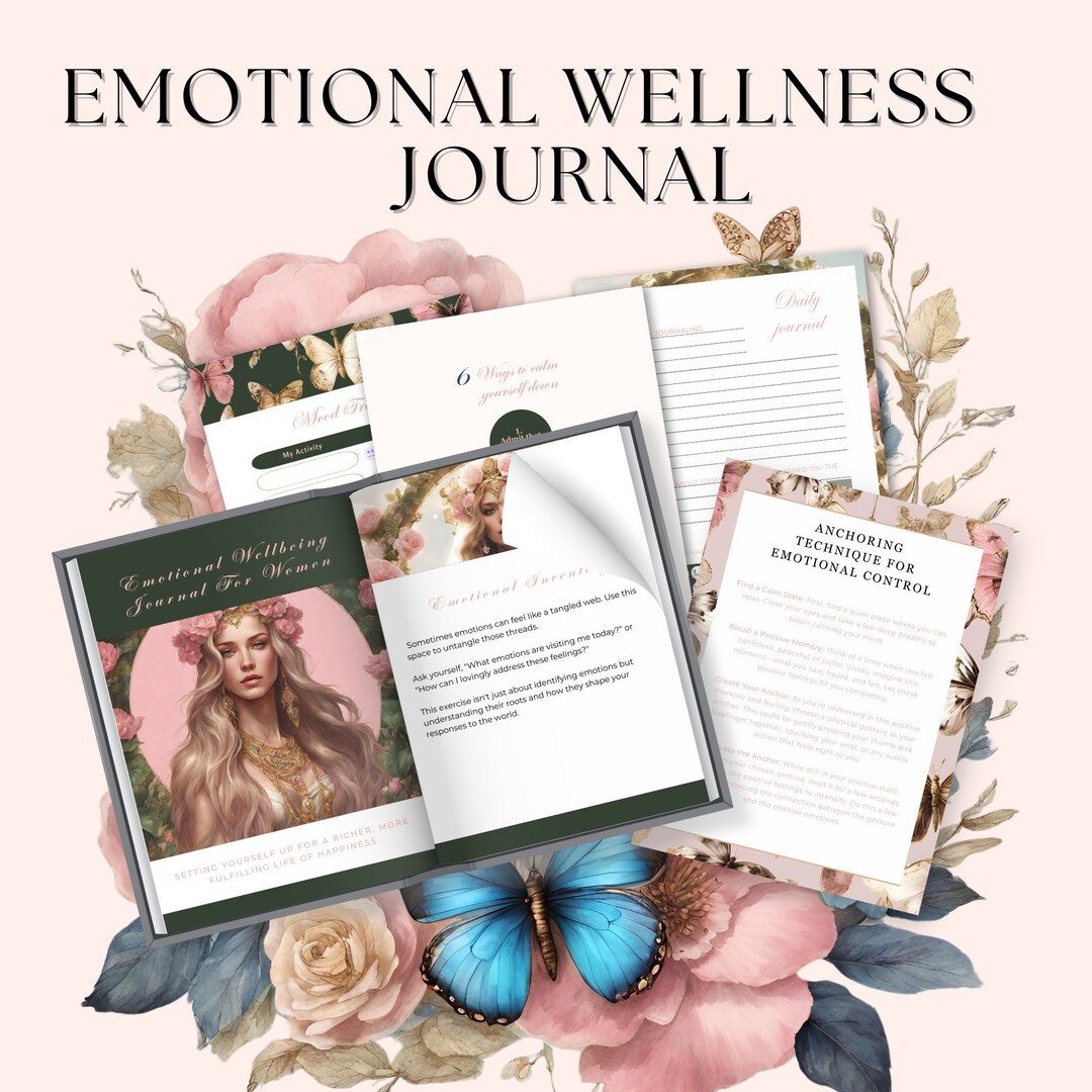 Emotional Wellbeing Journal: Trigger Map, Self-care Diary (digital ...