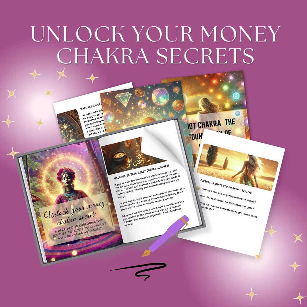 Unlock Your Money Chakra Secrets | 44-page Financial Abundance Guide ...