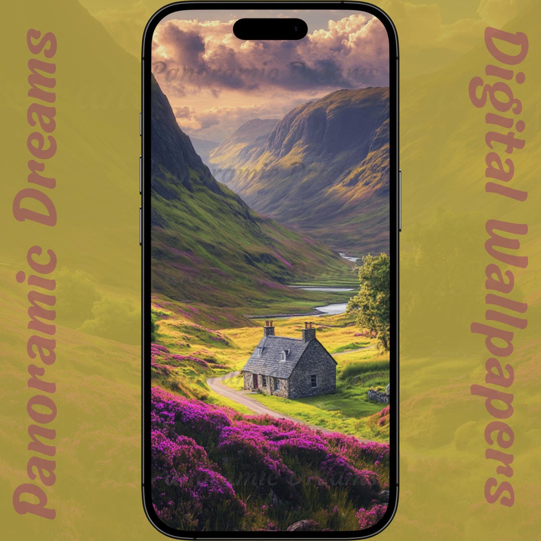 Scottish Highlands Wallpaper, Instant Digital Download, UK, Scotland ...
