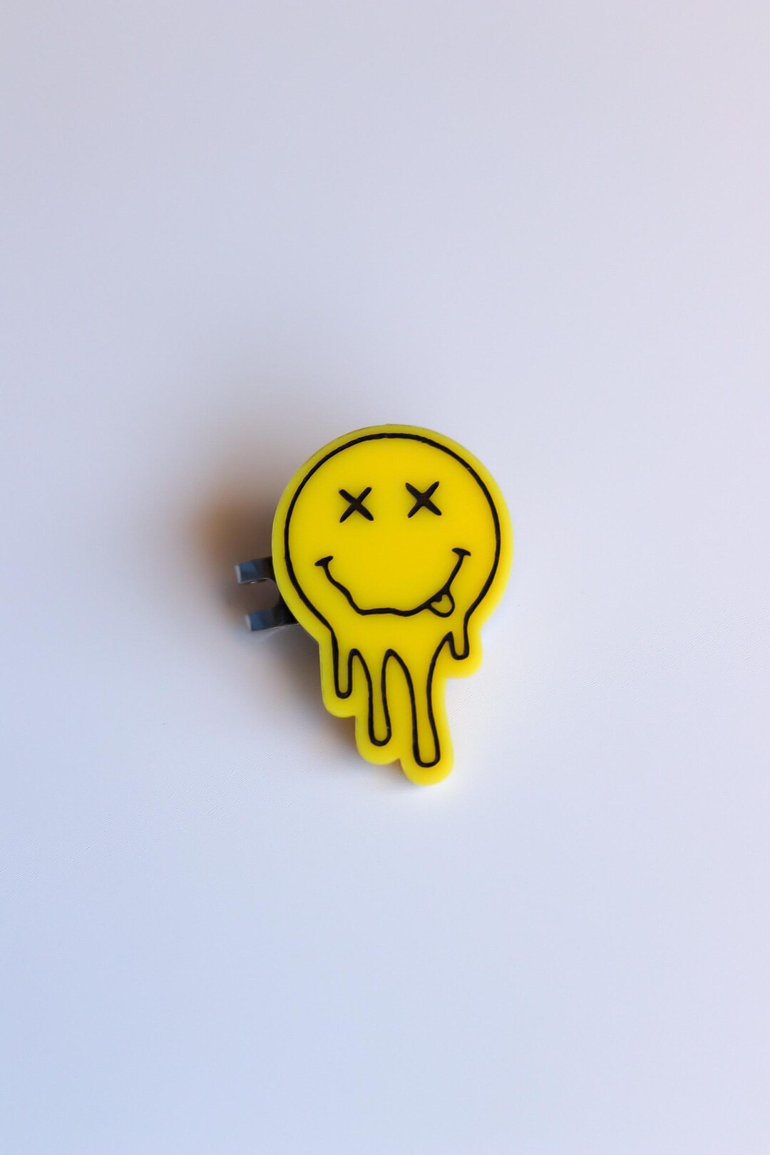 Smiley Face Golf Ball Marker - Fun Golf Ball Marker - Acrylic Golf Ball ...