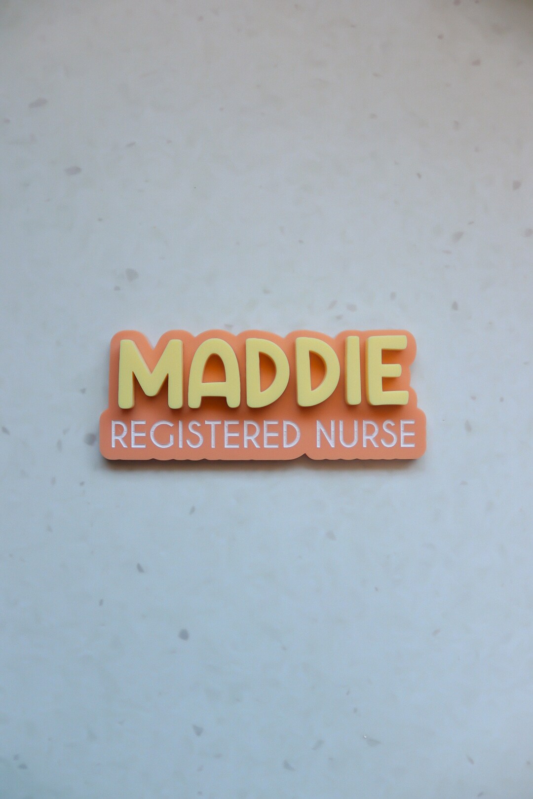 Bubble Name Badge - Acrylic Name Badge - Nurse, Midwife, Pathologist ...