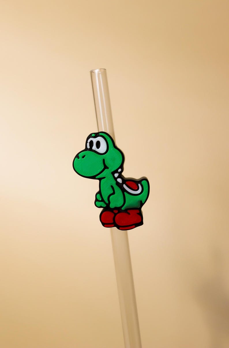 Yoshi Straw Topper Digital File | 2x Sizes Included | to Fit Yeti and ...
