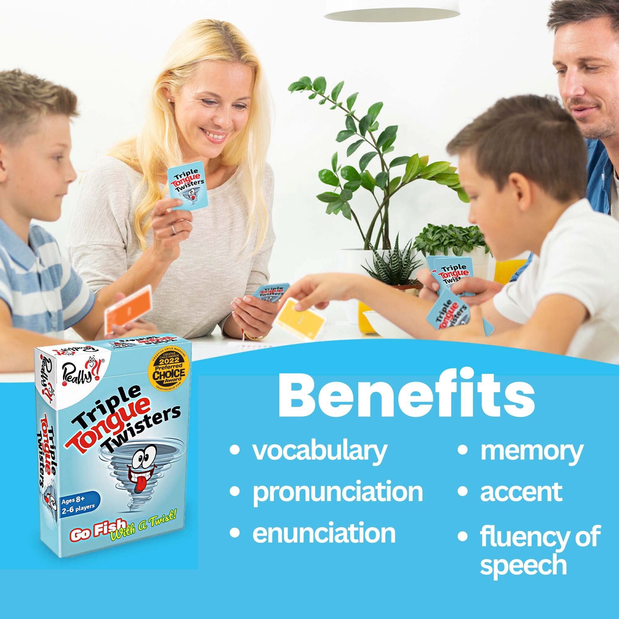 Tongue Twister Educational Card Game for Kids and Adults Hilarious and ...