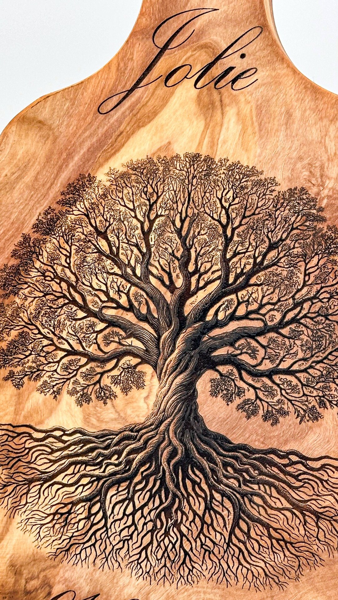 Personalized Wooden Board With Tree of Life Engraving | Gift Birth ...