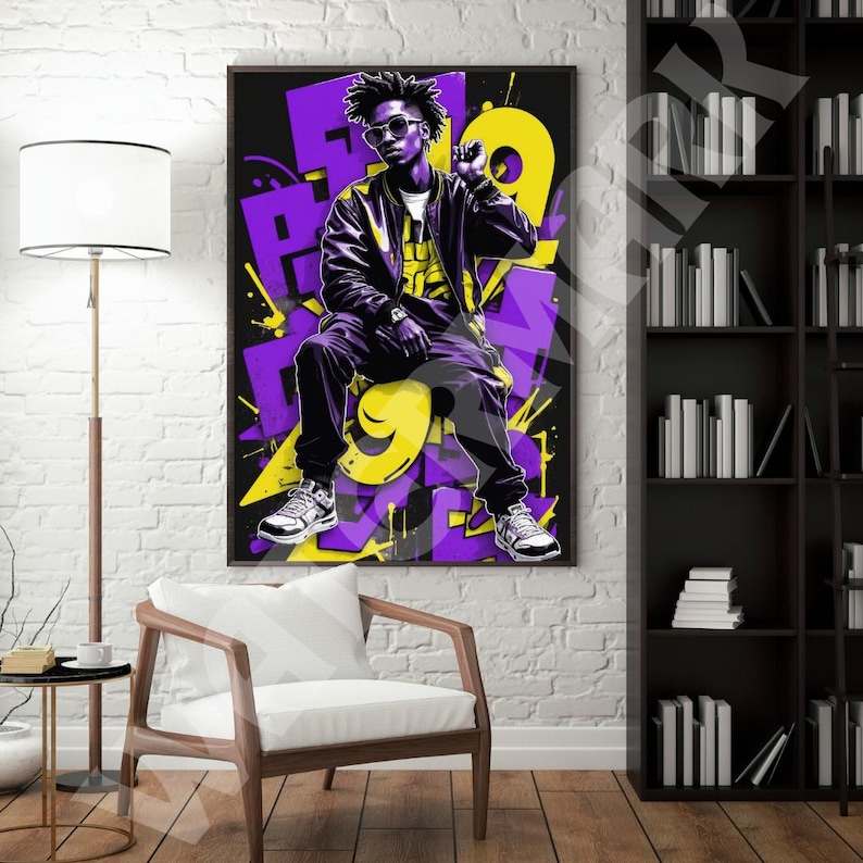 90s LA Hip Hop Graffiti Art Print (digital Download) - Etsy