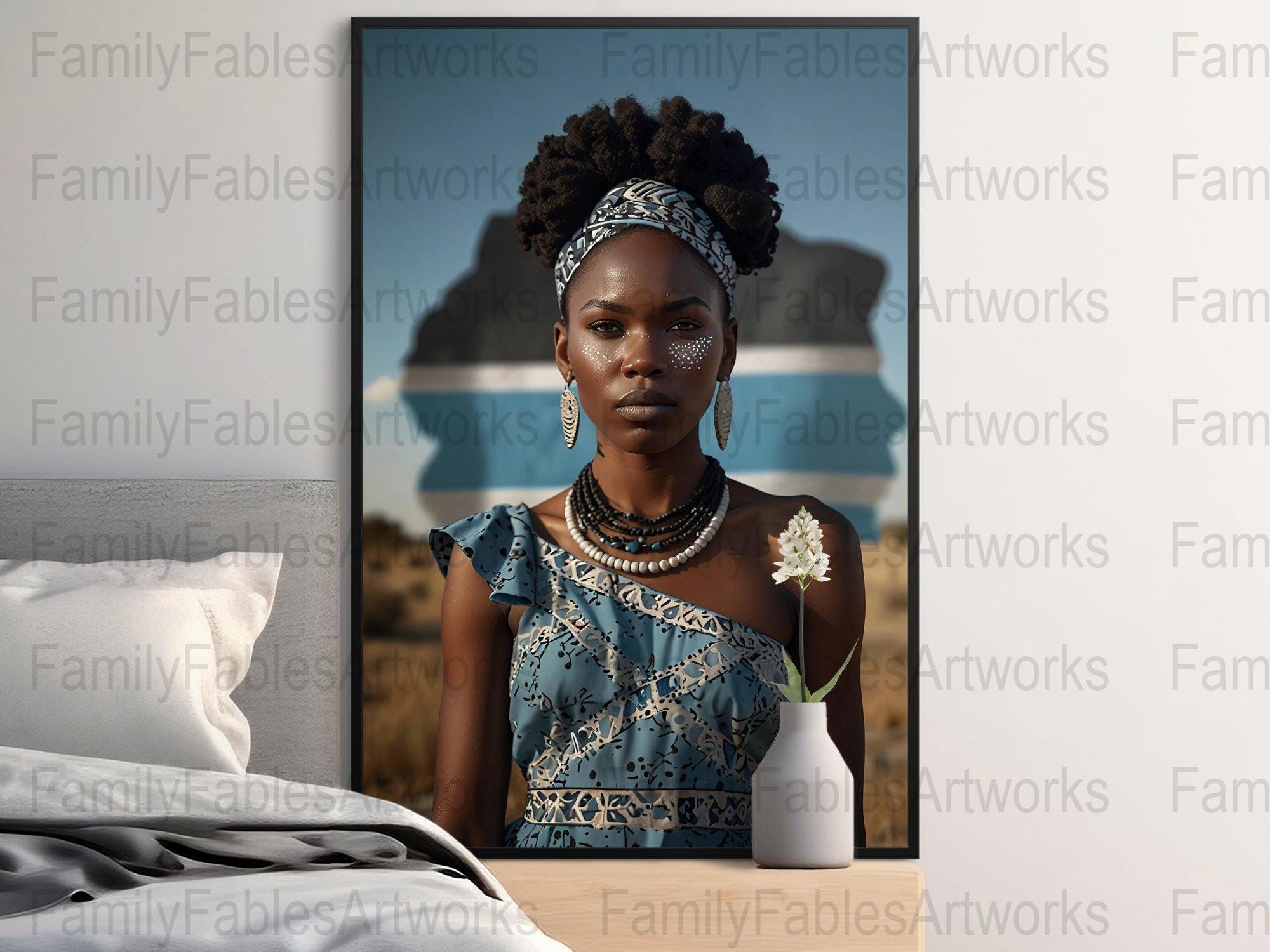 Botswana African Dress Digital Download, Traditional Botswana Cultural ...
