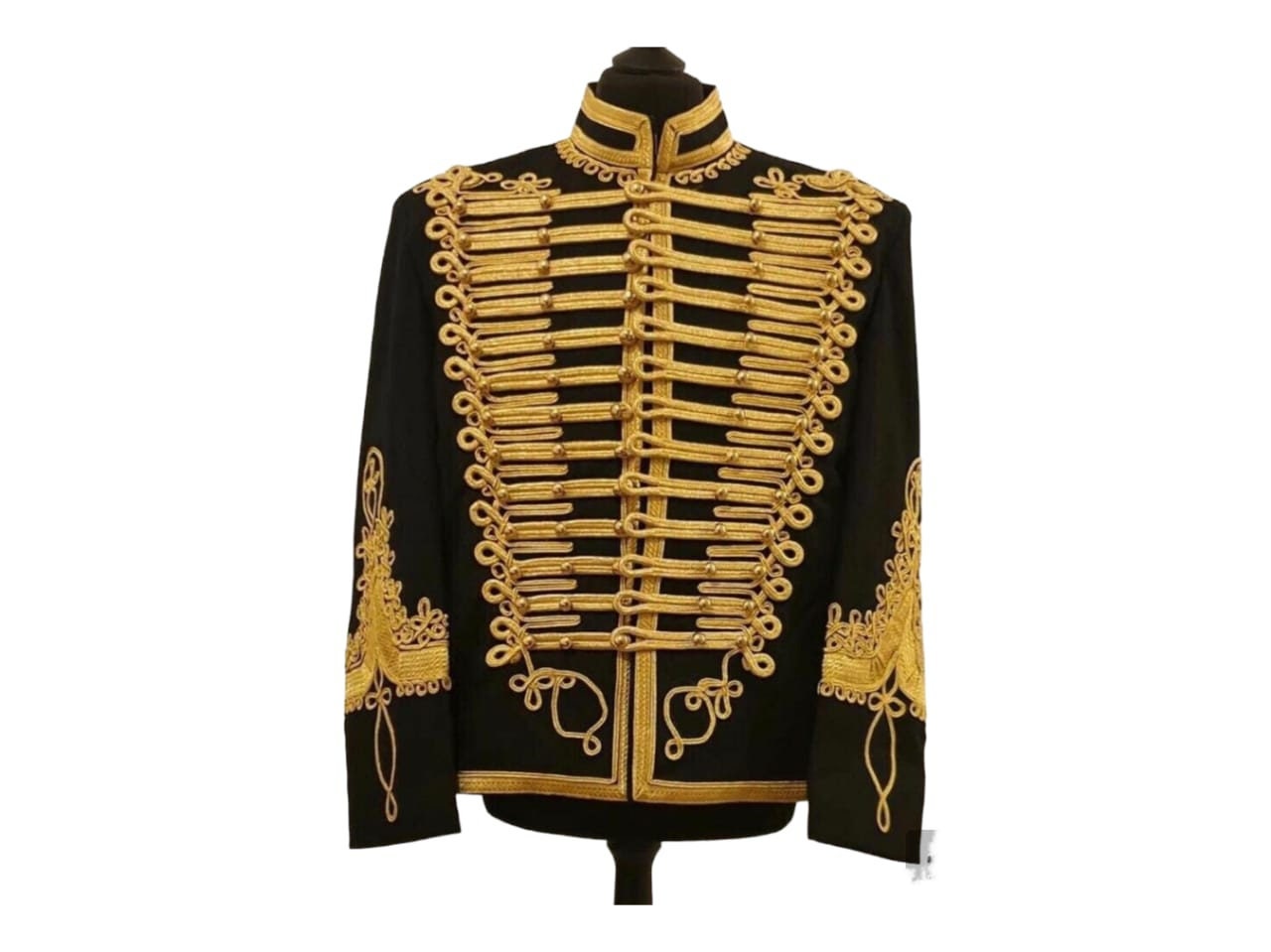 Napoleonic Uniform Military Jacket Vintage Hussar Jacket Tunic Pelisse ...