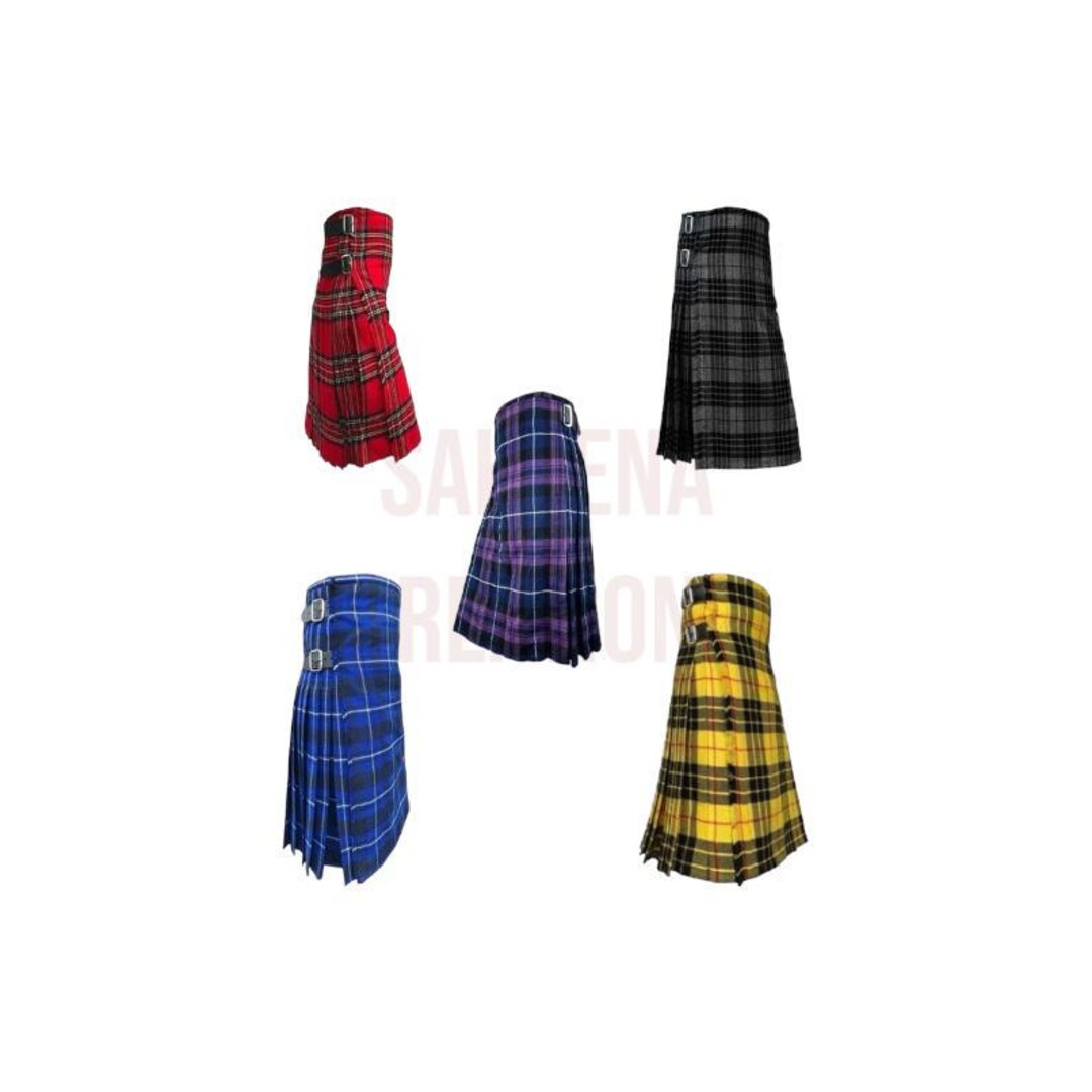 Highland Men's Handmade Kilt Traditional Wear 5 Yard Kilts Available in ...