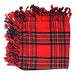 Handmade Traditional Scottish Highland Tartan Wool Kilt FLY PLAID Size ...