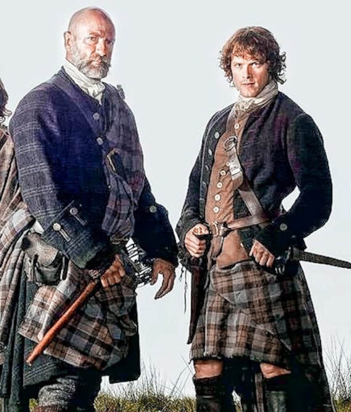 Scottish Great Kilt Vintage Tartan Great Kilt Vintage Highland Tartan ...