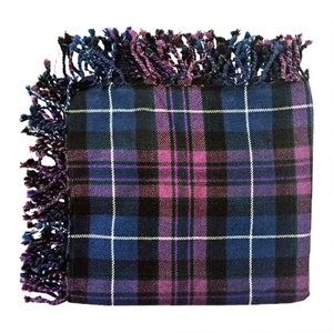 Handmade Traditional Scottish Highland Tartan Wool Kilt FLY PLAID Size ...