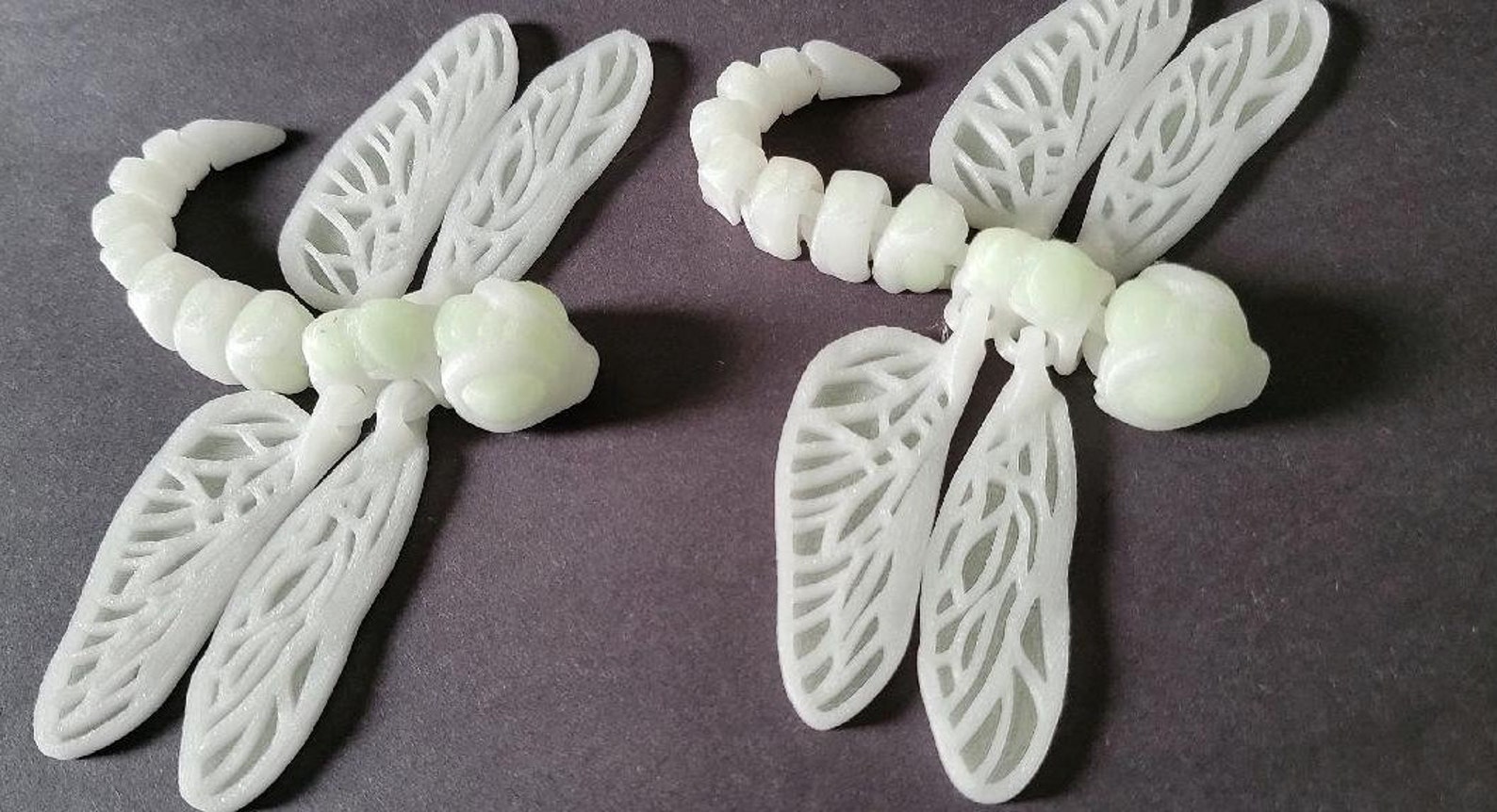 3D Printed Dragonfly| Glow in the Dark| Articulating Fidget Toy| Great ...
