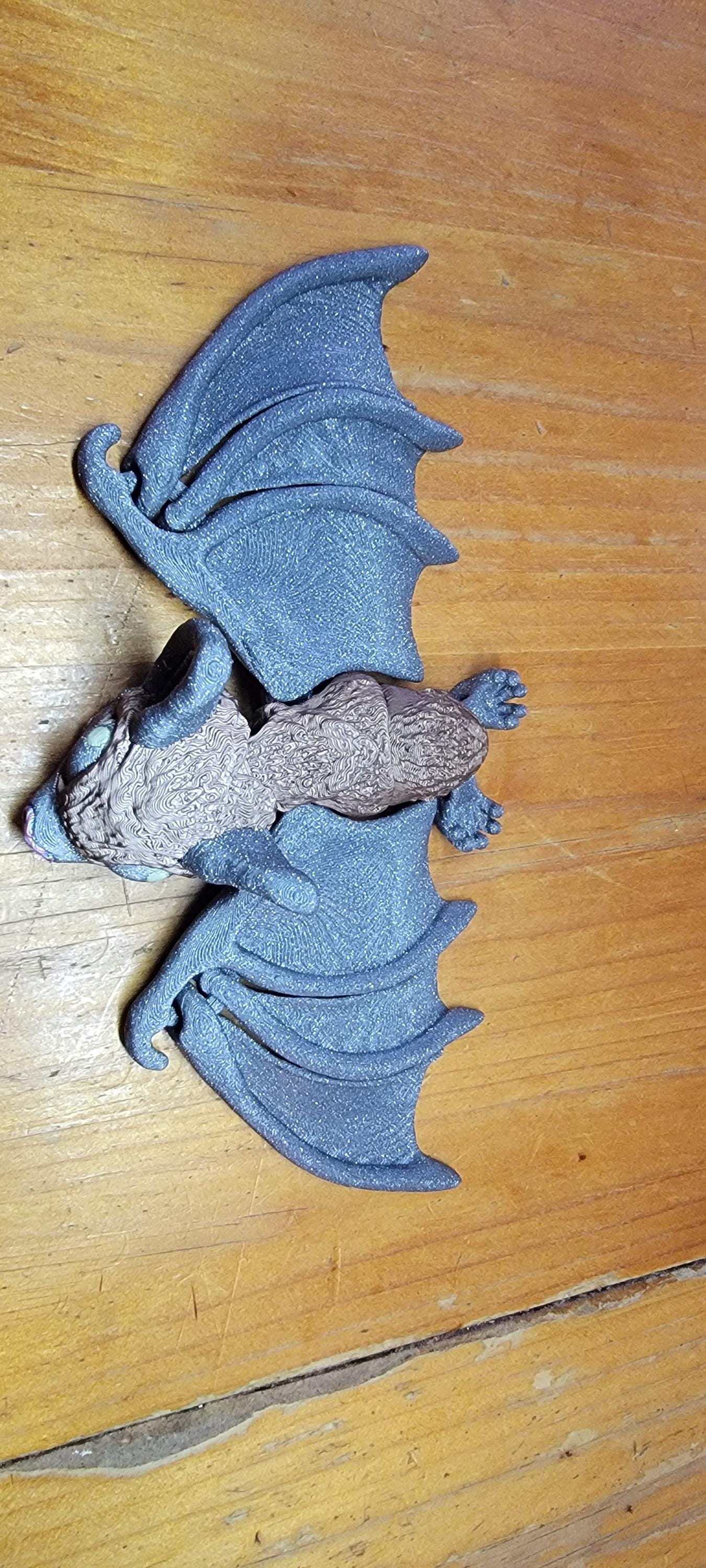 3D Printed Articulated Bat - Etsy