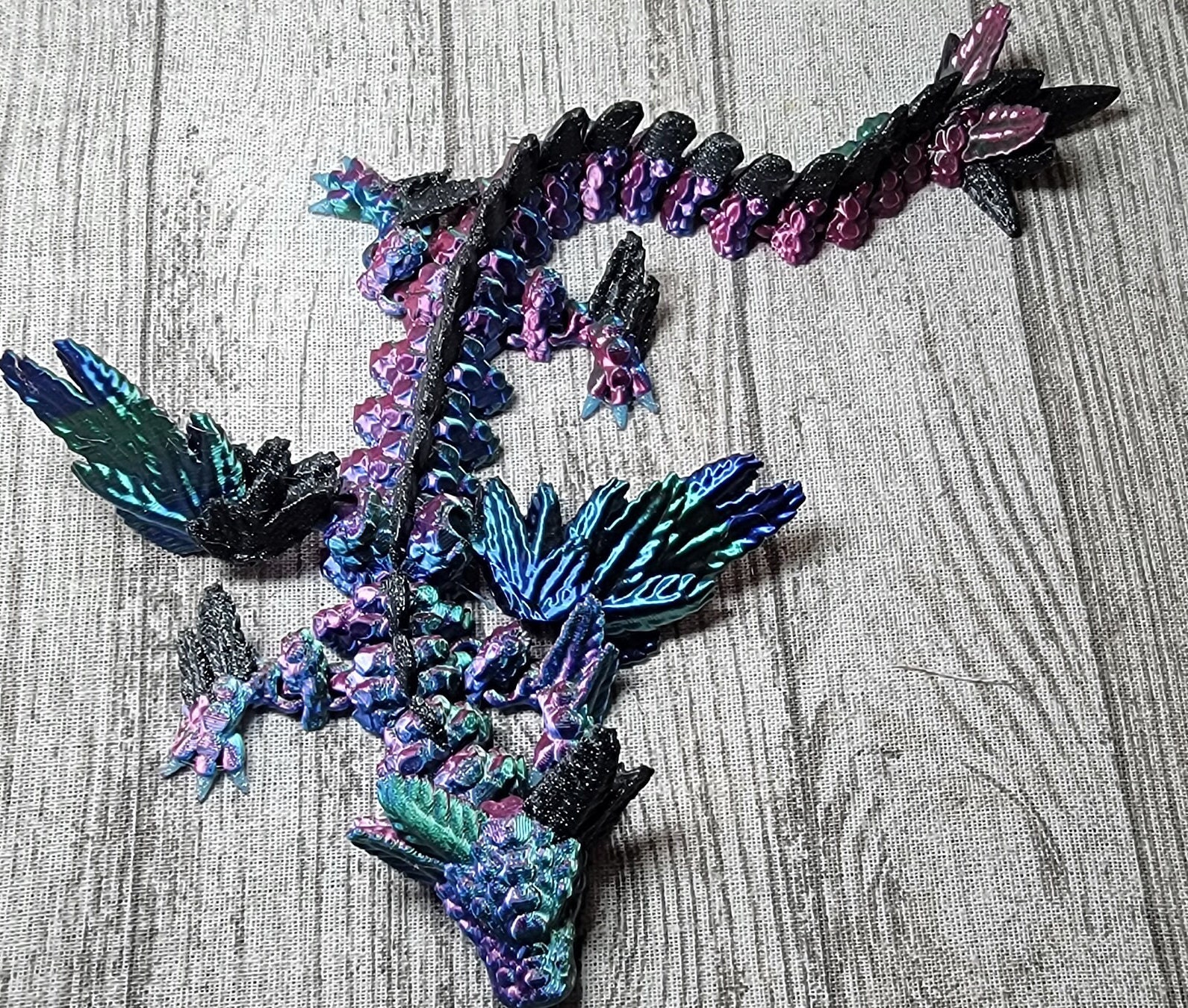 Axolotl Dragon 3D Printed GLOW in THE DARK - Etsy