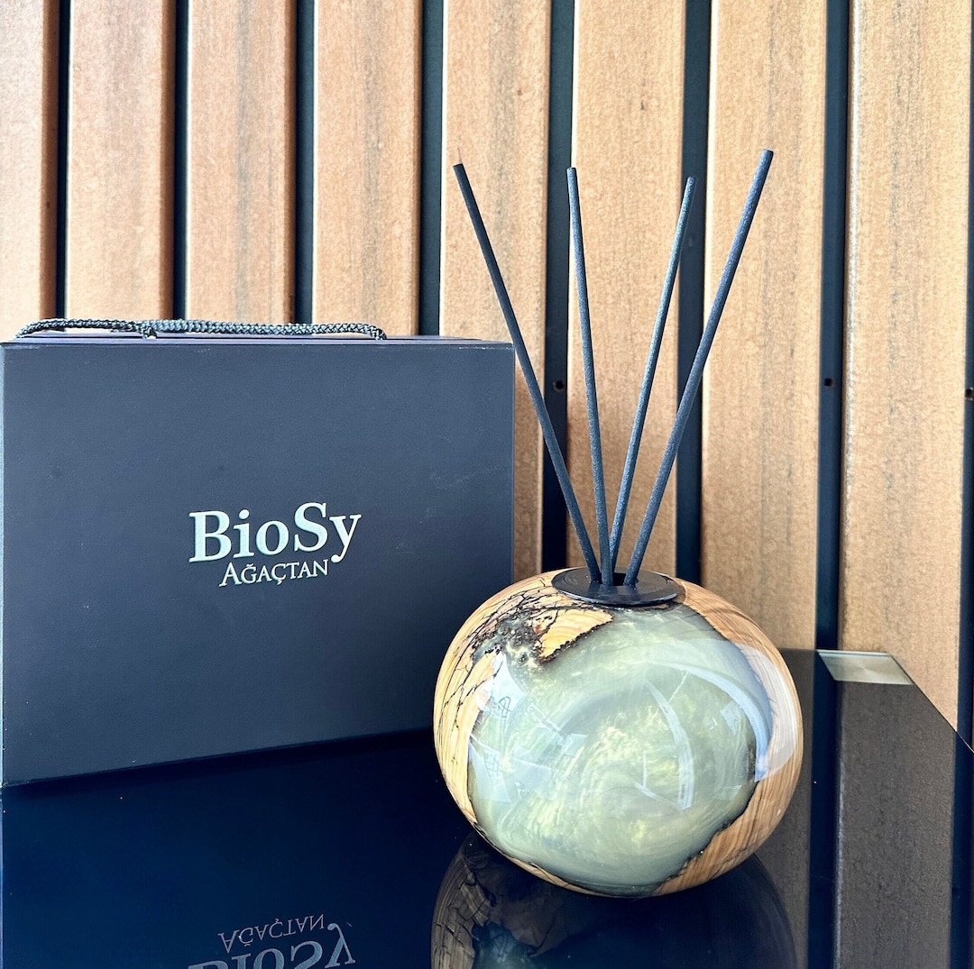 Resin Epoxy, Wooden Epoxy Diffuser, Home Fragrance, Reed Diffuser ...