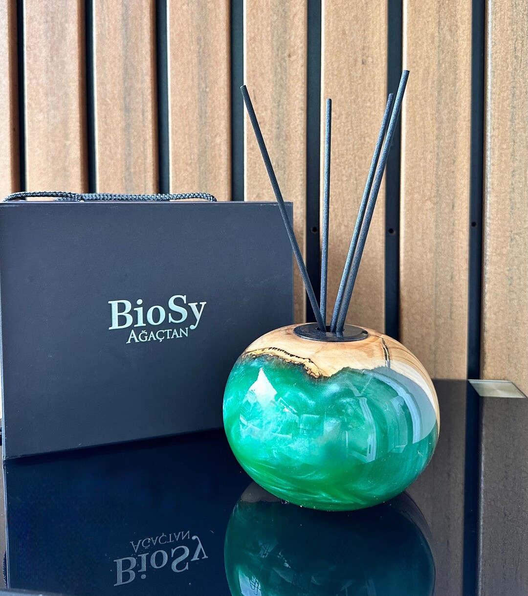 Epoxy Resin, Olive Wooden Diffuser, Reed Diffuser, Living Room ...