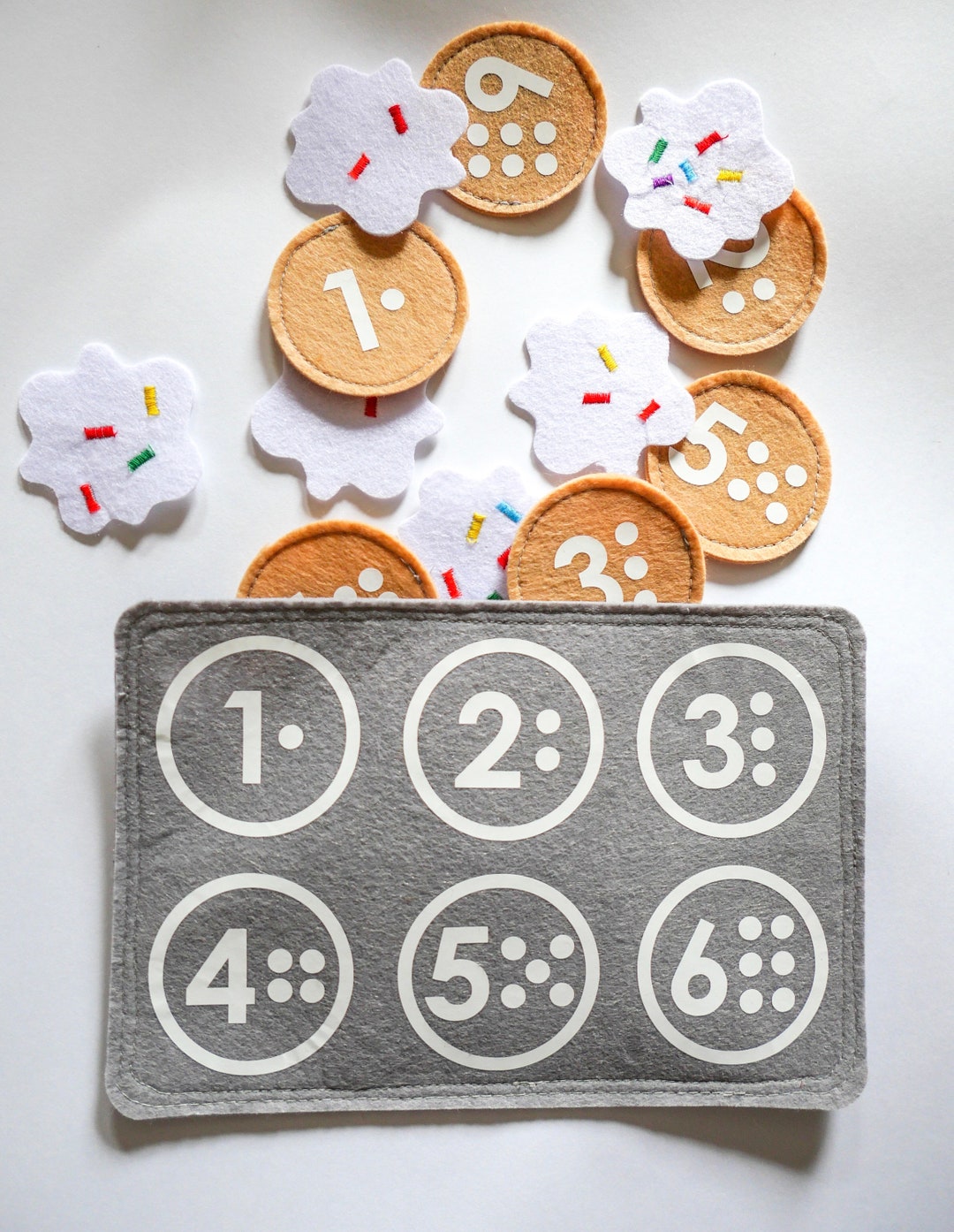 Soft Counting Cookies Puzzle - Preschool Learning Toy - Etsy