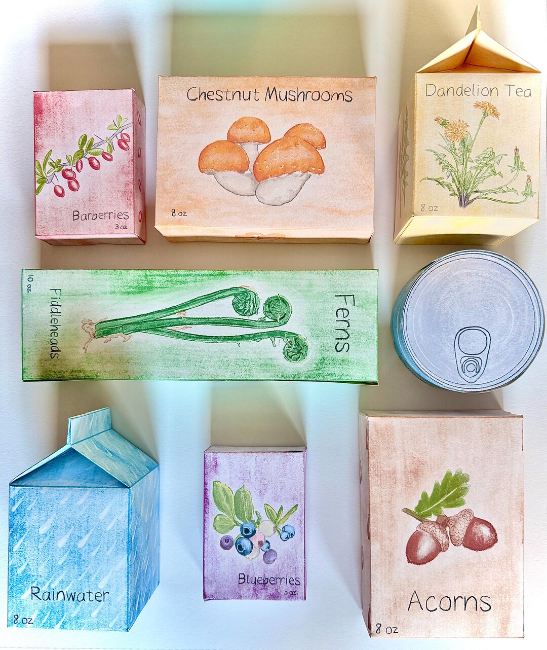 Printable Play Food - Forest Friends - Instant Download! - Etsy