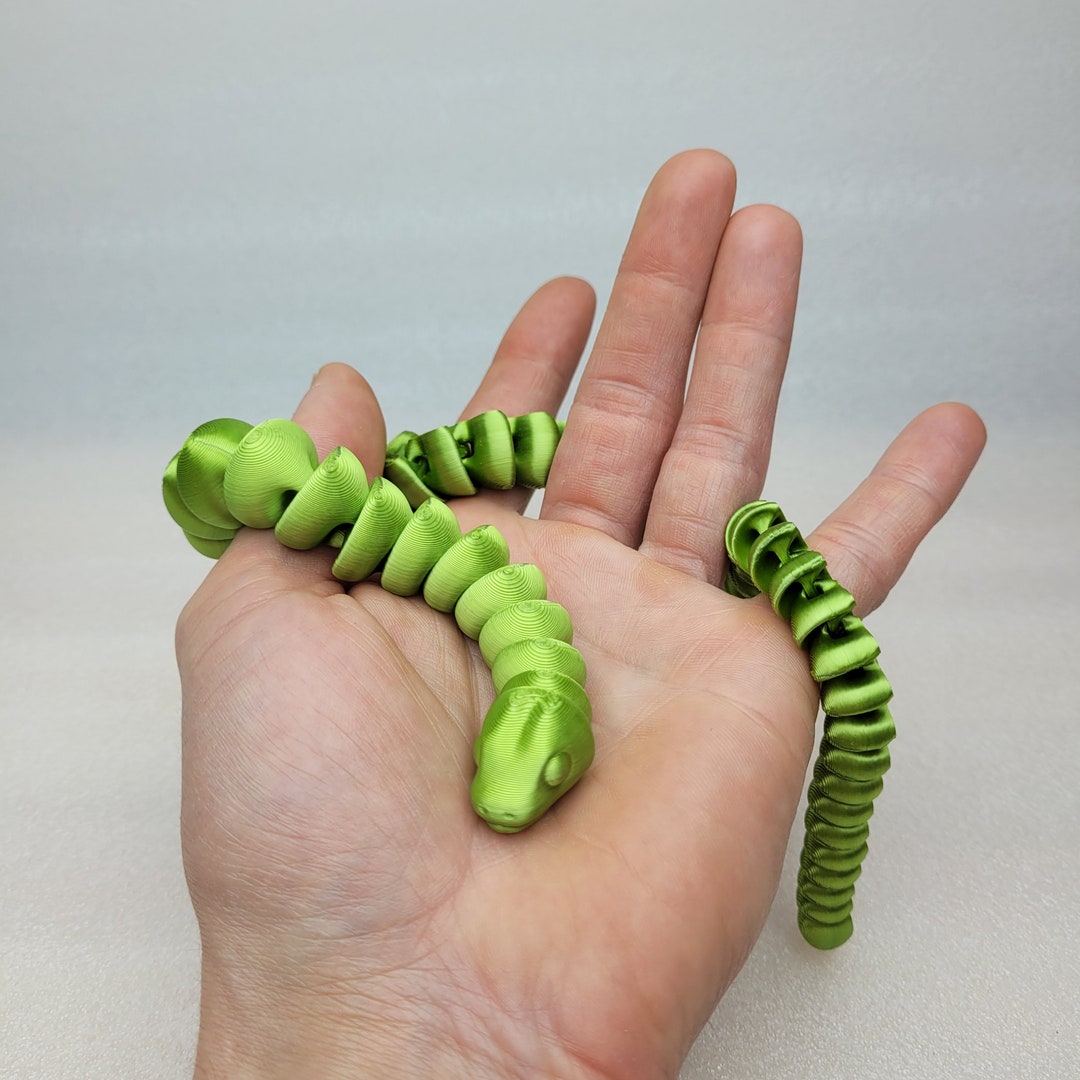 Articulated Snake, Fidget Toy, 3D Printed, Stress Toy, Desk Toy, Fidget ...