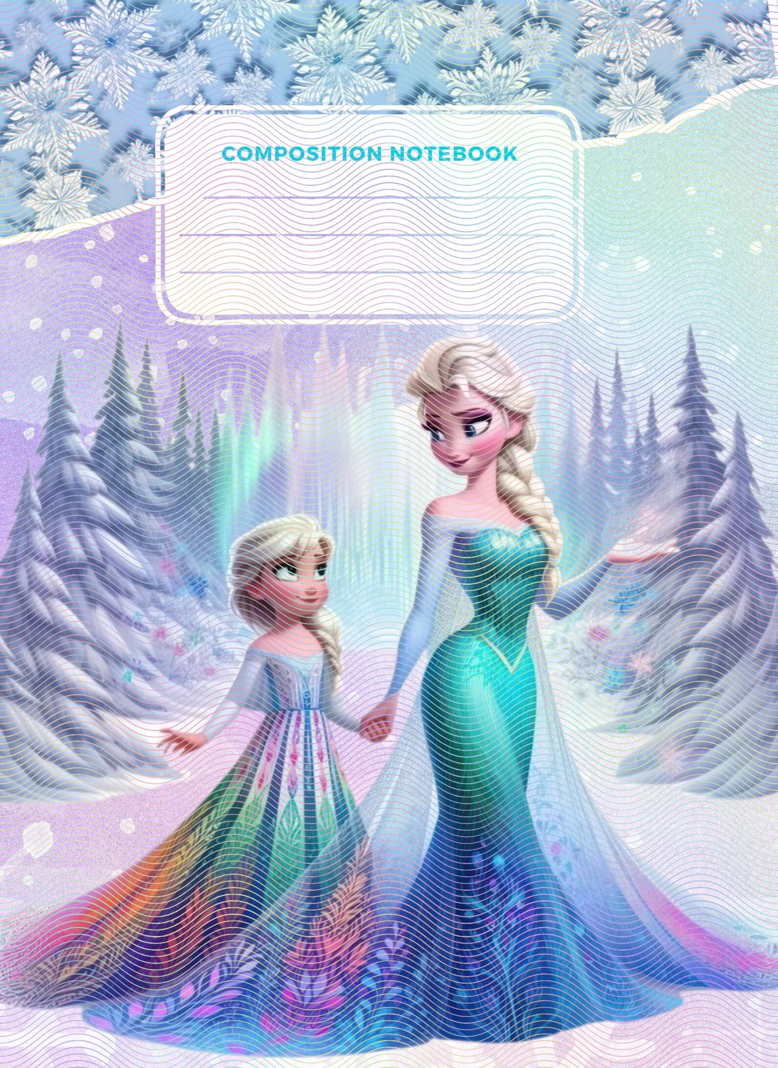 Printable Composition Notebook Cover Template Bundle: Back to School ...