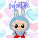 Romantic Labubu Valentines Cards, Valentine's Day Love Card, Cartoon ...