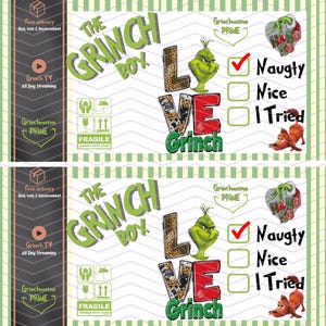 EDITABLE Green Man, Grinchmas, Grinchmas Eve Box, Grinchmas Box, Grin ...