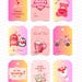 Valentine's Day Tag, Sweet Treat, Valentine Gift Label, Kids School ...
