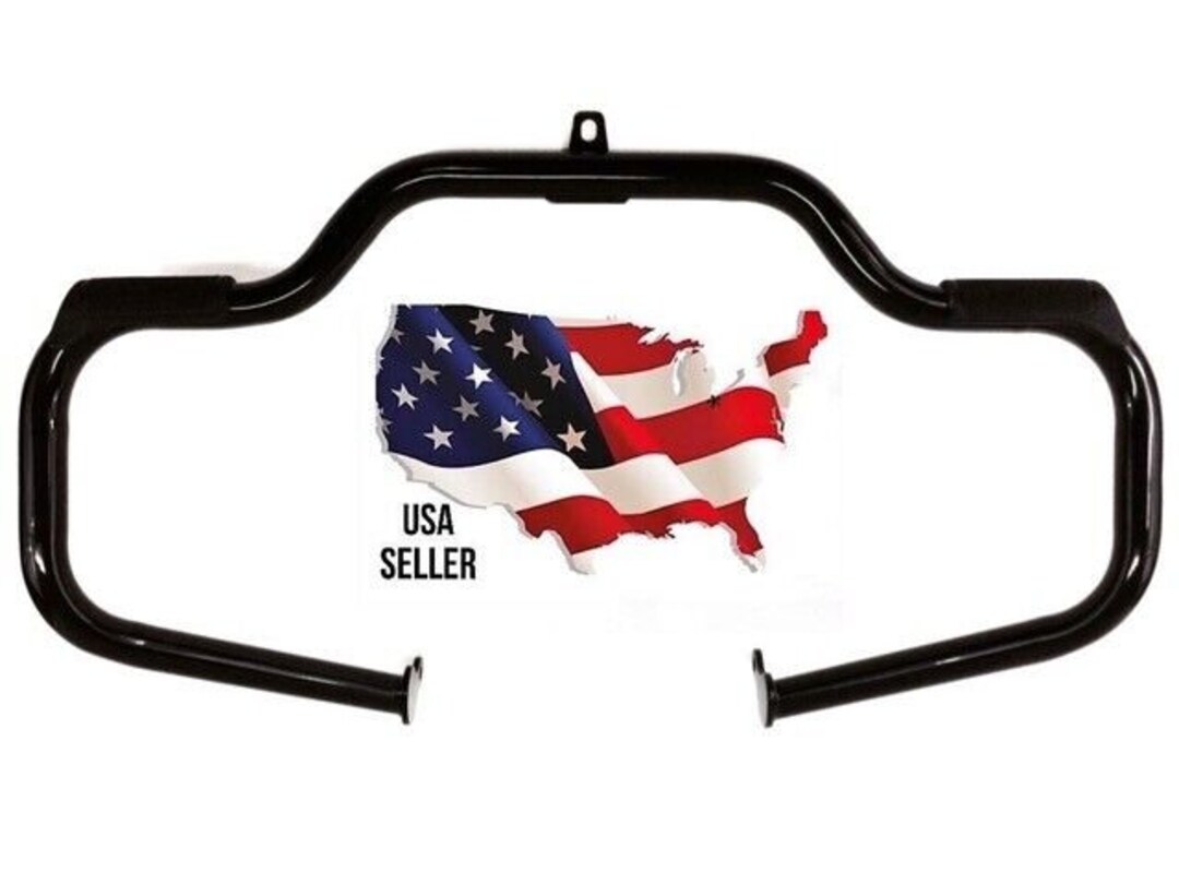 Black Harley Davidson Engine Guard Touring Road King Roadking 49442-10A ...