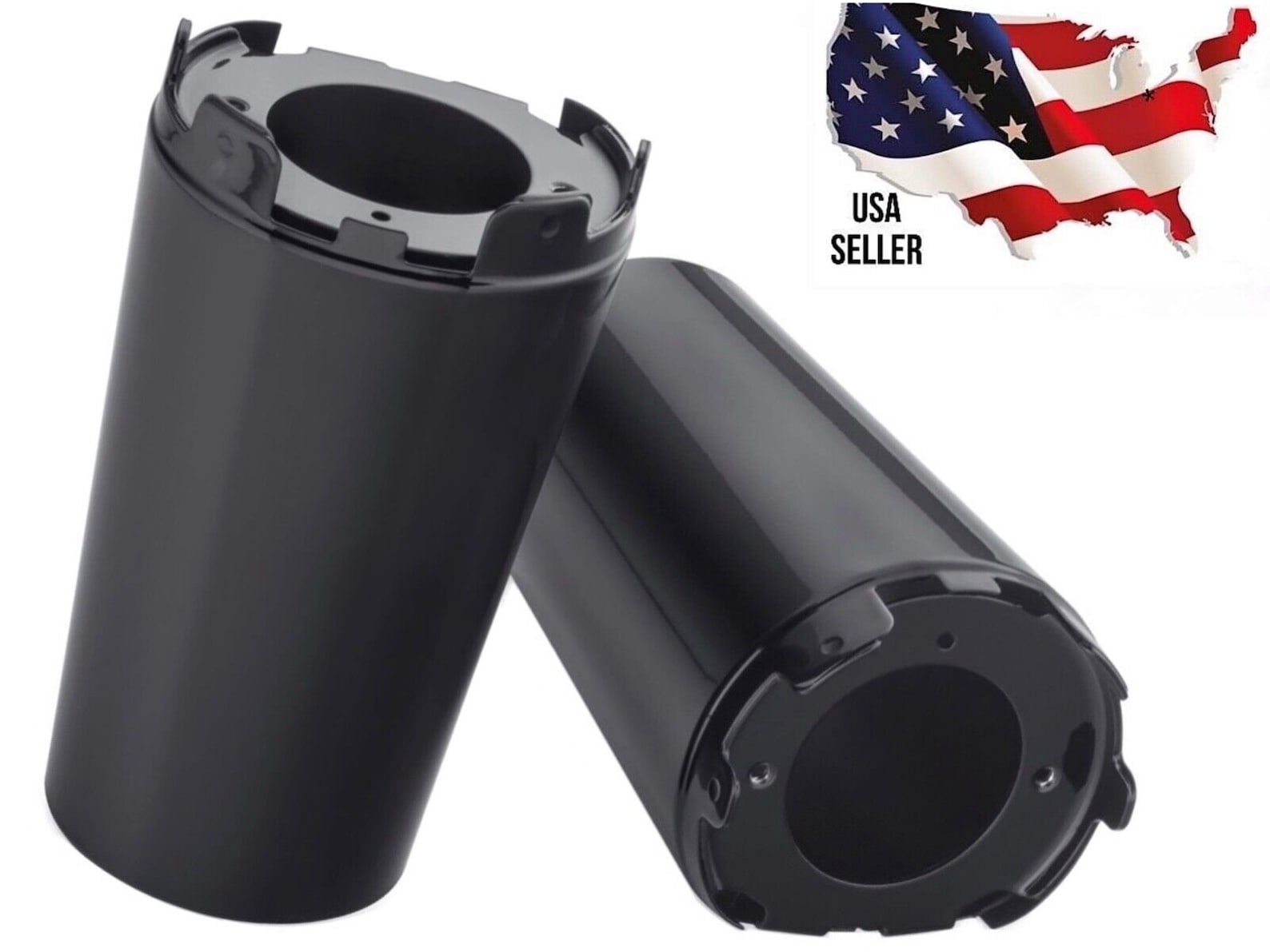 Harley Davidson BLACK Upper Fork Slider Covers 45800134 2018-2023 ...
