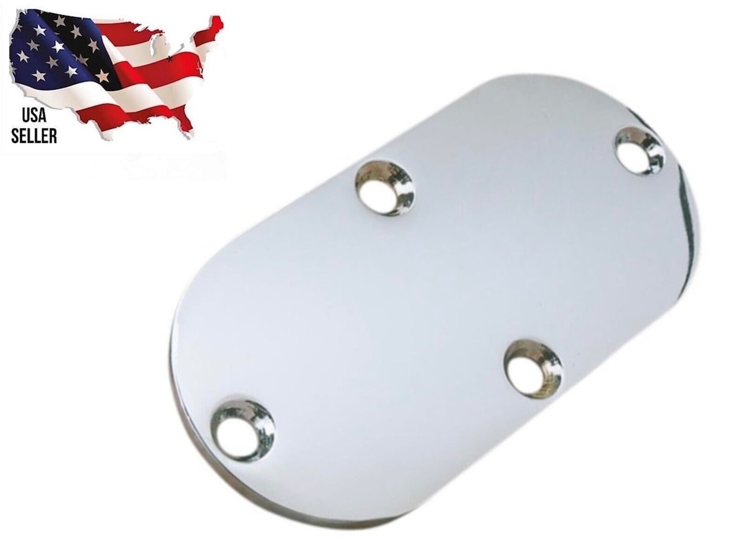 Chrome Primary Inspection Cover Harley 1965-2006 74985 V Twin HD 60572 ...