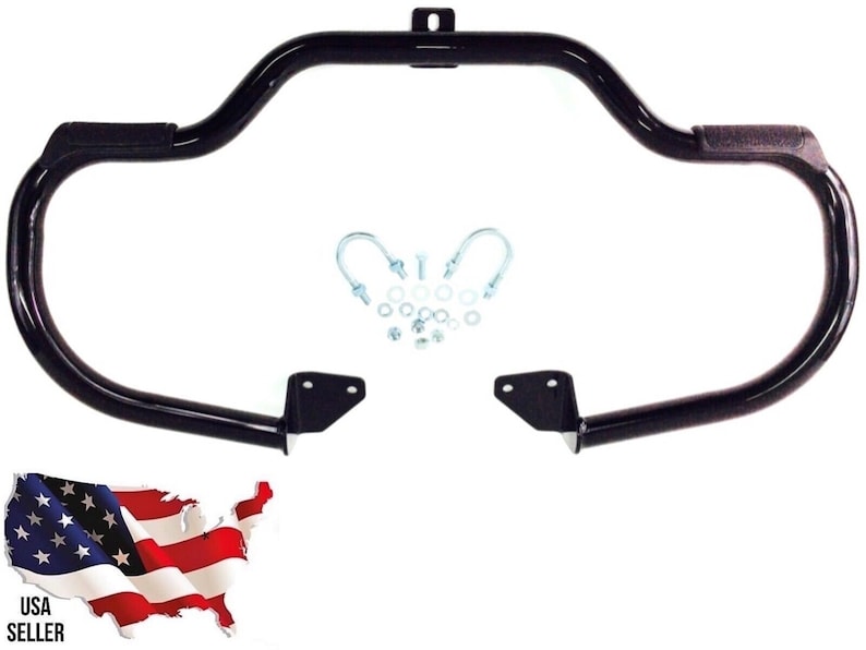 Black Harley Davidson Highway Bar 49000078 2006-2017 DYNA Low Rider ...