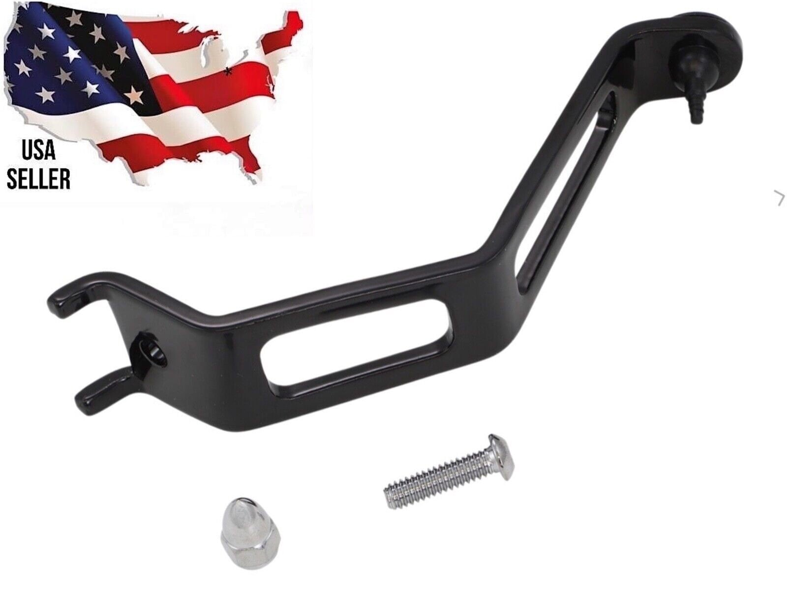 Black Harley Softail Touring 1984-2006 Easy Find Kickstand Extension HD ...