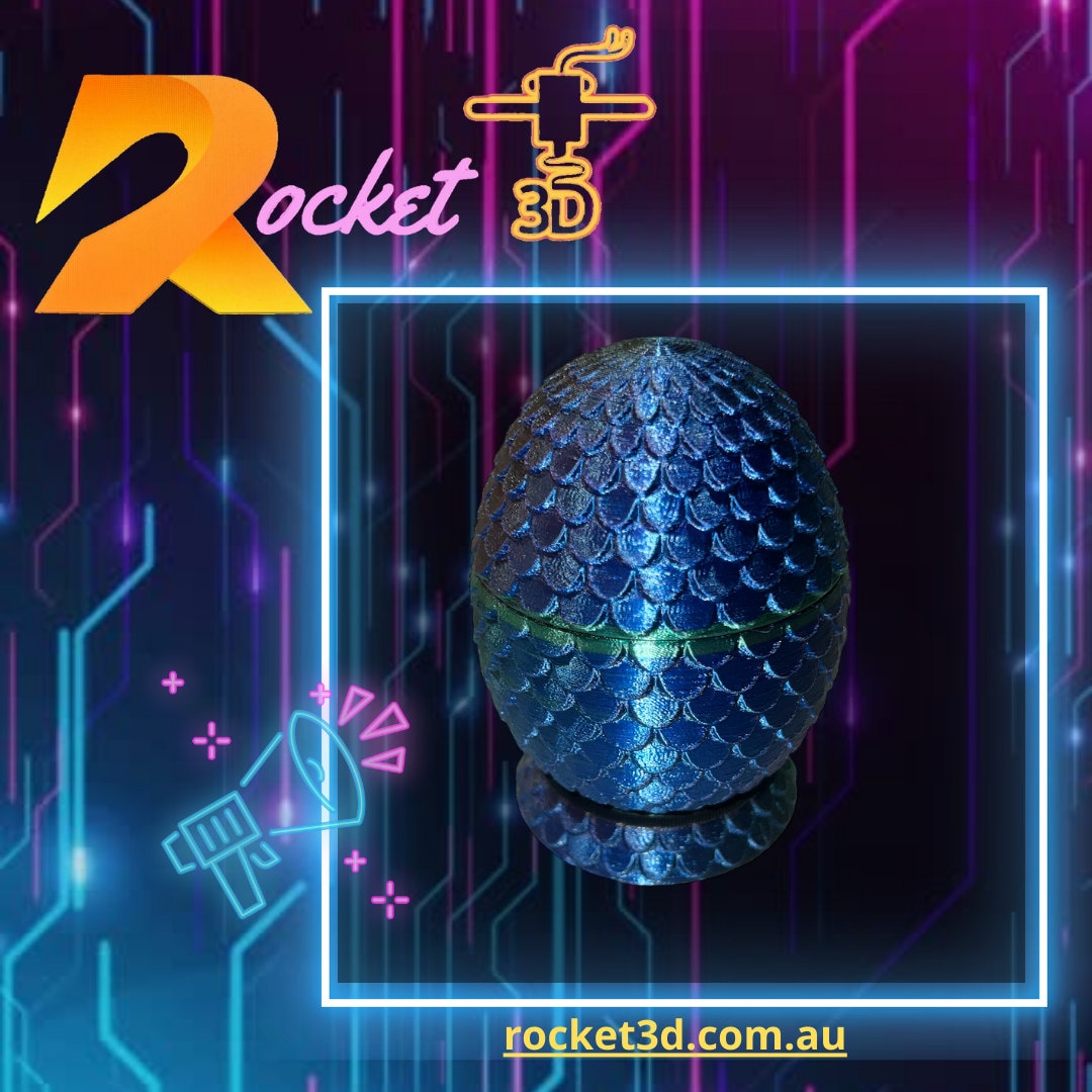 3D Printed Large Dragon Egg That Opens , Custom Sizes and Colours - Etsy