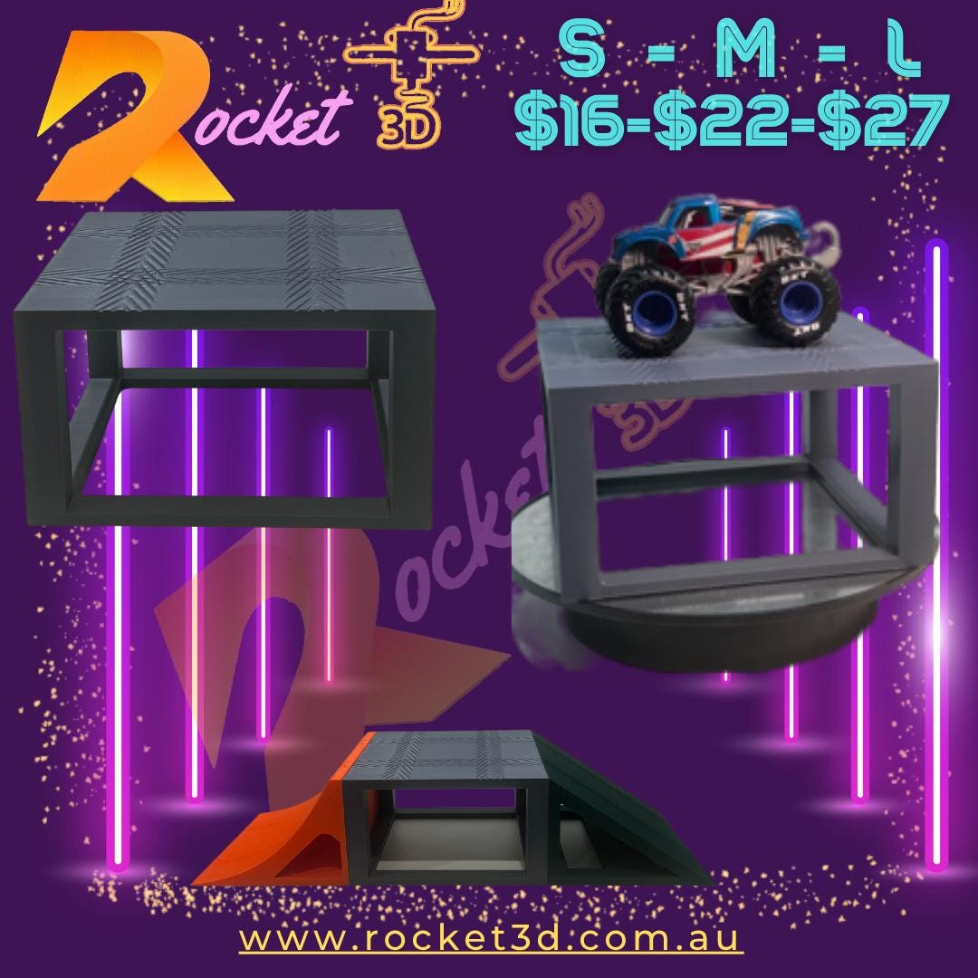 Monster Truck and RC Cars/trucks Tabletop Jump D for Minis,1-64,1-24 ...