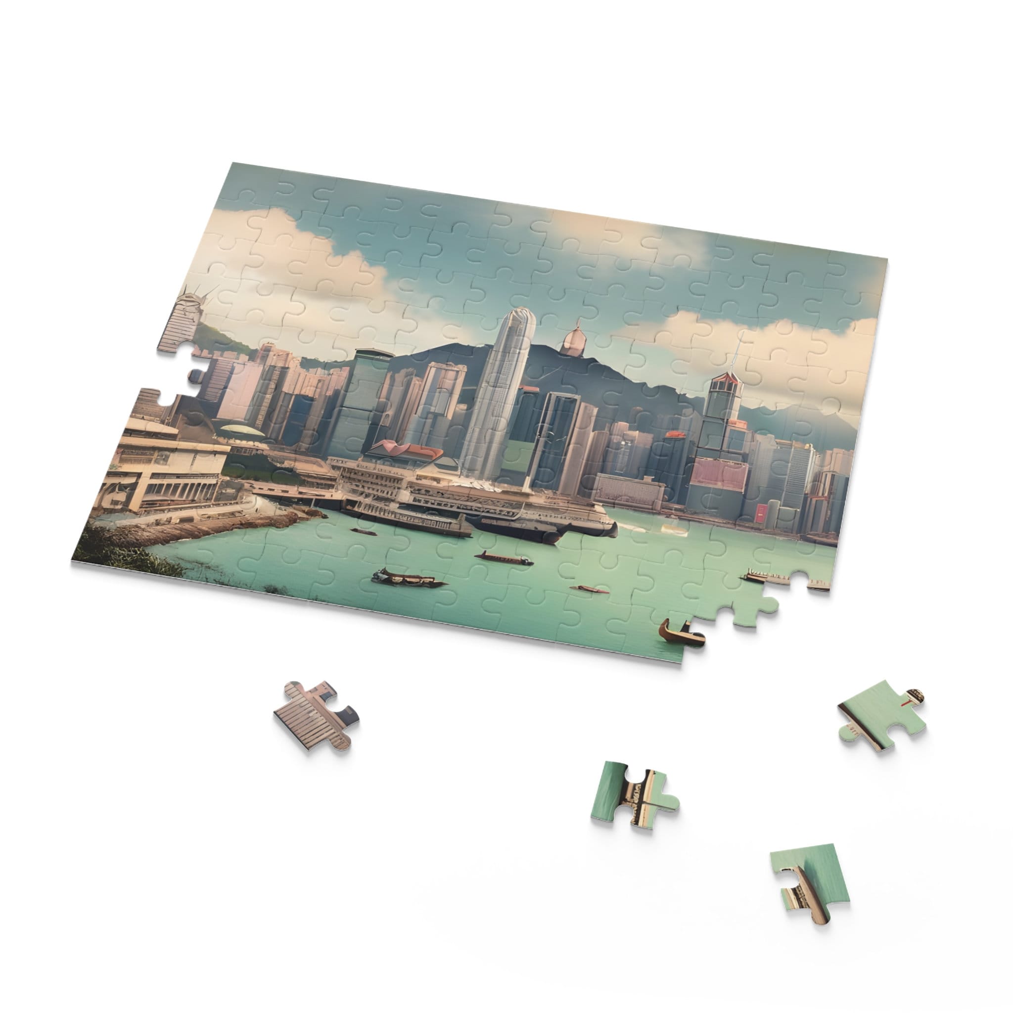 Vintage China Hong Kong Jigsaw Puzzle High Quality Chipwood, Vintage ...