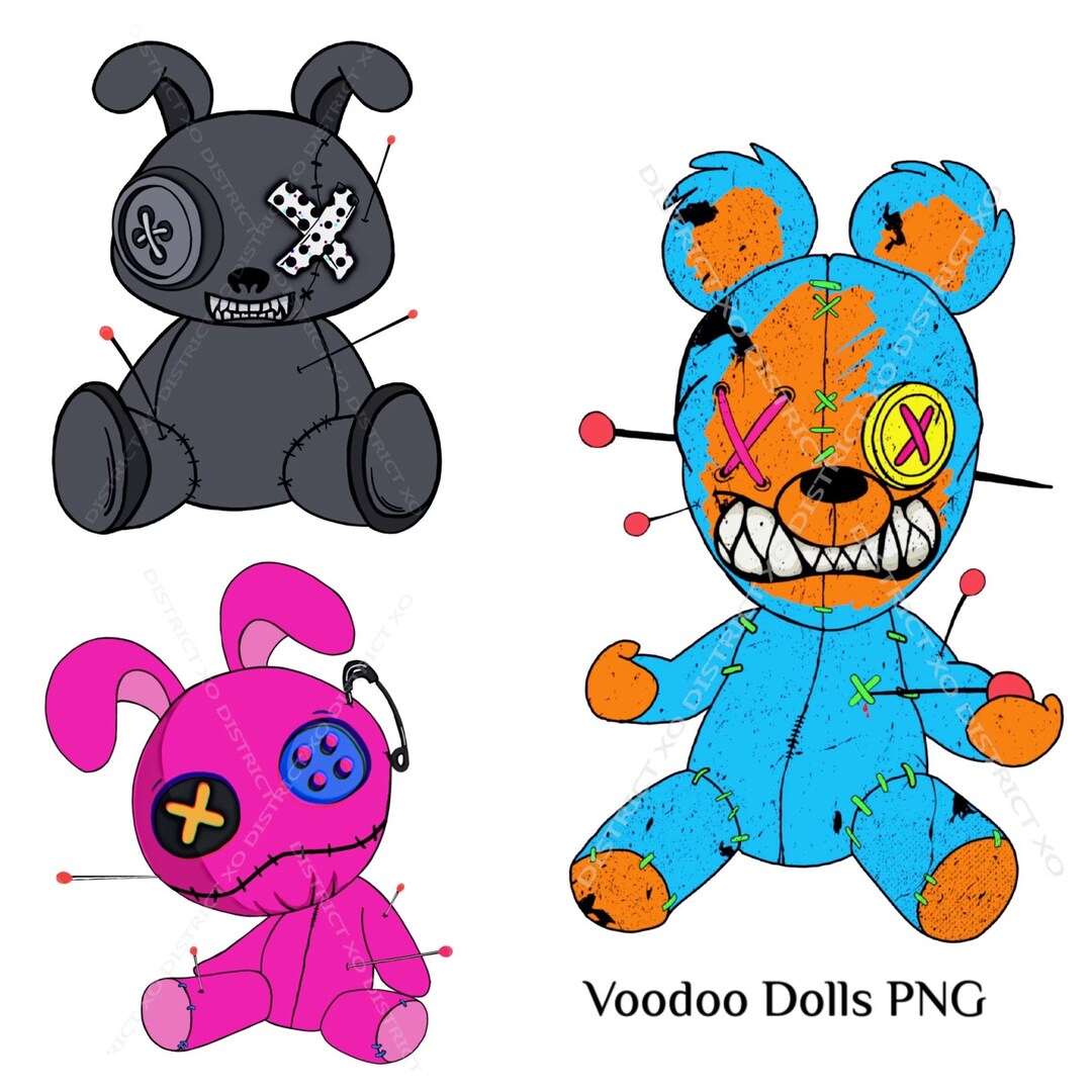 Voodoo Doll PNG, Bear Png, Bear Art, Dog Png, Dog Art, Bunny Png ...