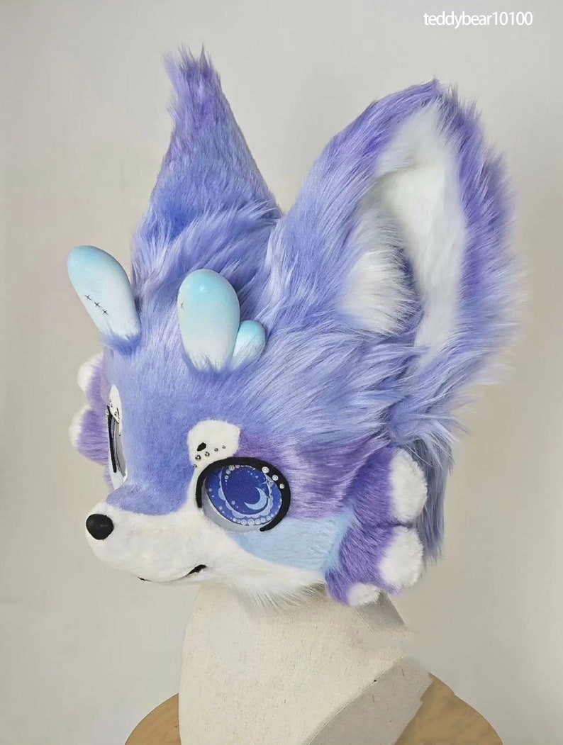 Kigurumi Fursuit Head, Furry Dragon Mask, Kemono Fursuit, Kigurumi Mask ...