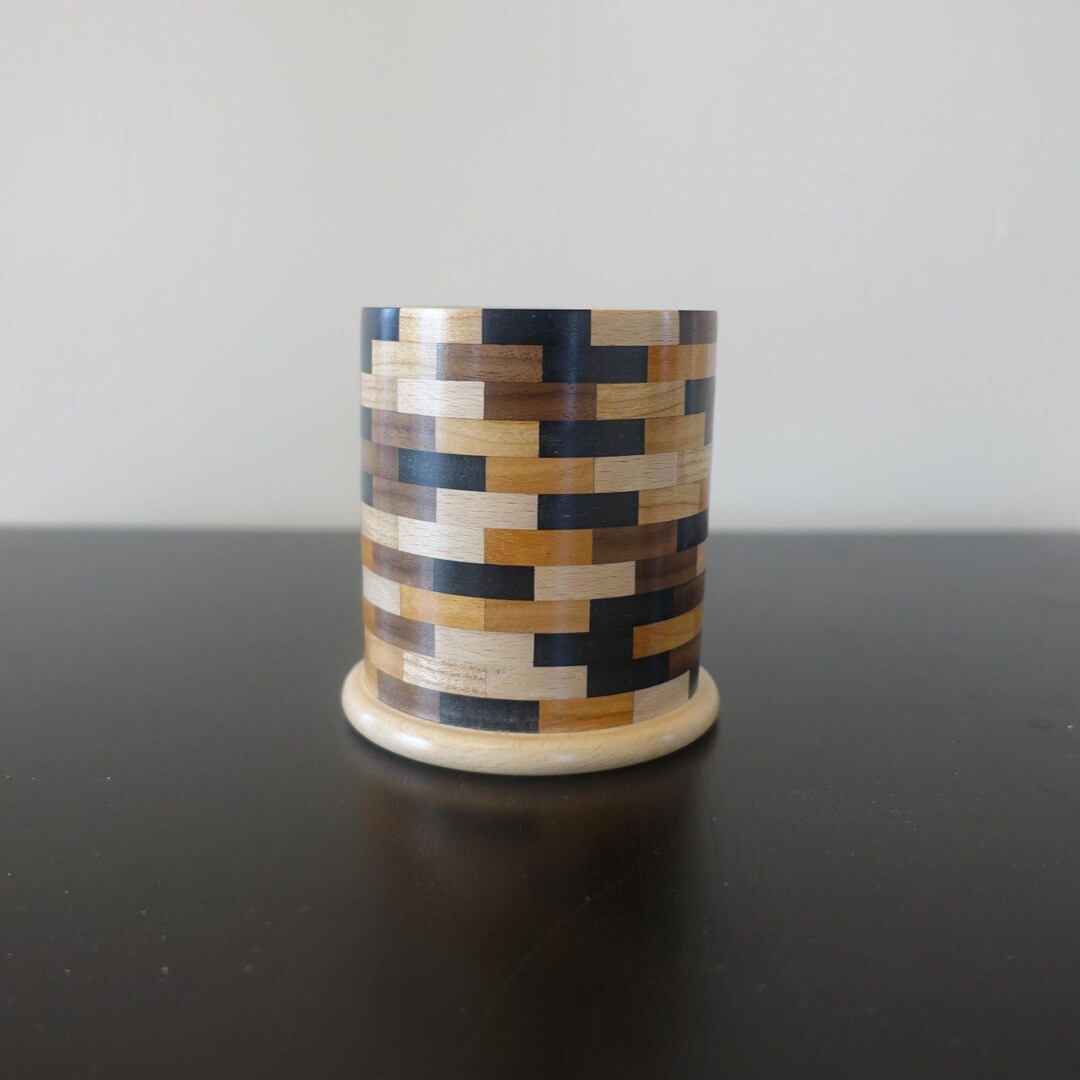 Hand-turned Segmented Wooden Pot - Etsy