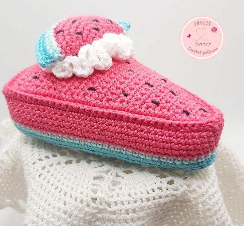 Crochet Cake Slice Pattern: Play Food Set (PDF Pattern) - Etsy