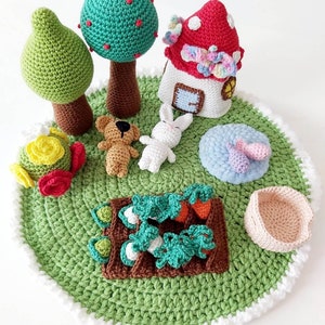 Forest Animals Crochet Play Set Pattern (PDF) - Etsy