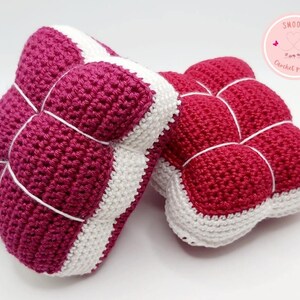Butcher's Shop Meat Plattern Crochet Patter, Food Play Set Crochet ...