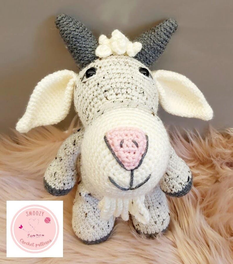 Amigurumi Goat Crochet Pattern, Farm Animal (PDF Pattern) - Etsy