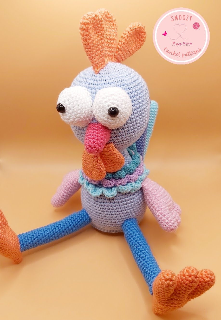 Crochet Pattern, Crochet Rooster Pattern, Amigurumi Roster Pattern - Etsy