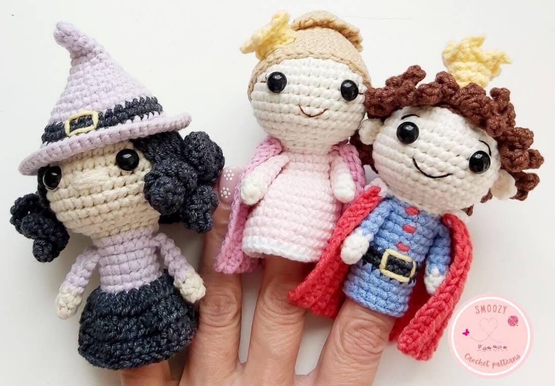 Fairy Tale Finger Puppets Crochet Pattern (PDF) - Etsy