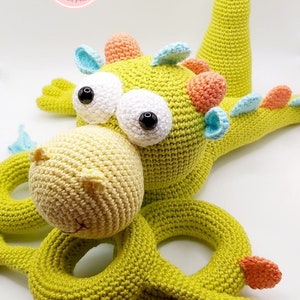 Crochet Dragon Stacking Toy Pattern: Montessori Animal (PDF Pattern) - Etsy