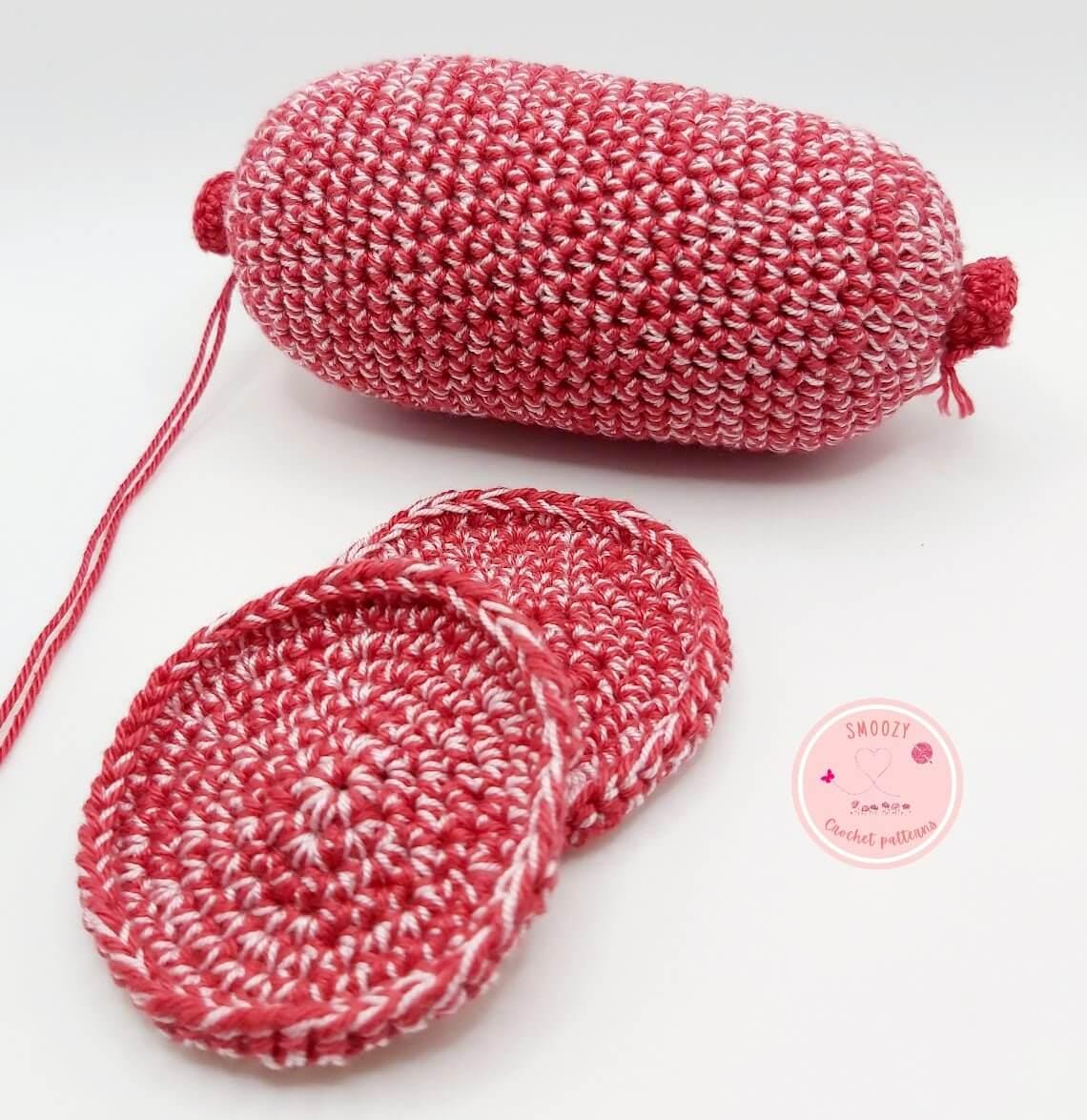 Butcher's Shop Meat Plattern Crochet Patter, Food Play Set Crochet ...